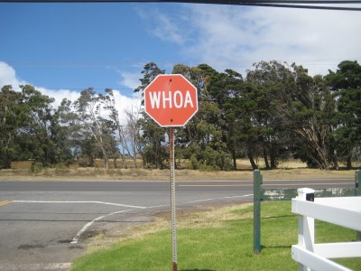 Whoa_Sign-Parker_Ranch-400 | Hoʻokuleana LLC